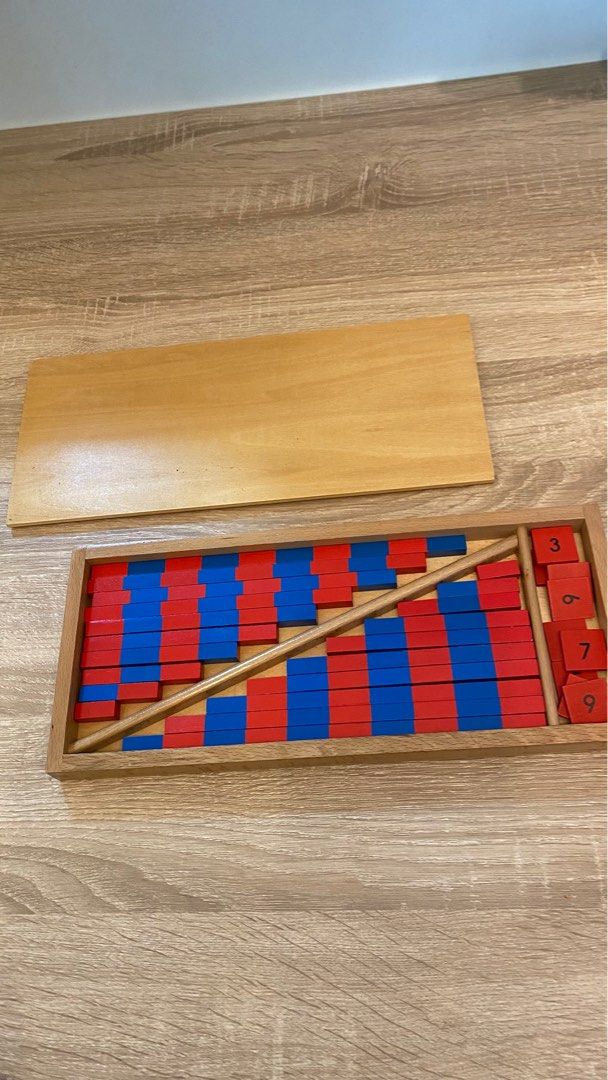 Montessori number rods, Hobbies & Toys, Toys & Games on Carousell