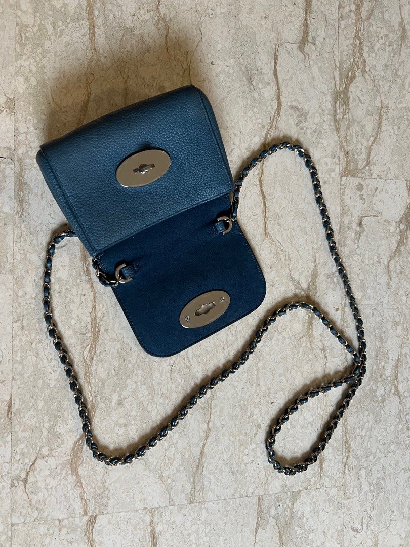 Mulberry Mini Lily in blue, Women's Fashion, Bags & Wallets, Cross-body ...
