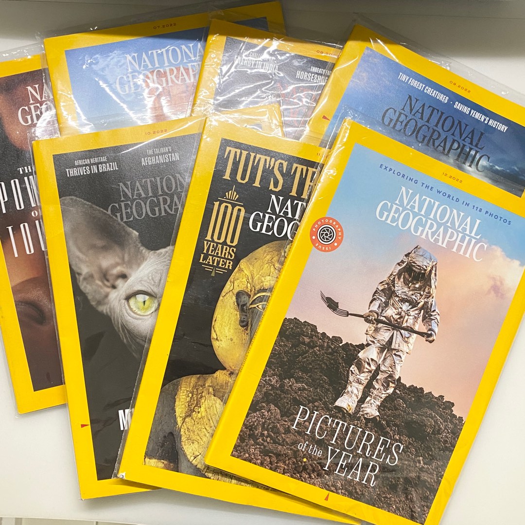 National Geographic Jun-Dec 2022, Hobbies & Toys, Books & Magazines ...