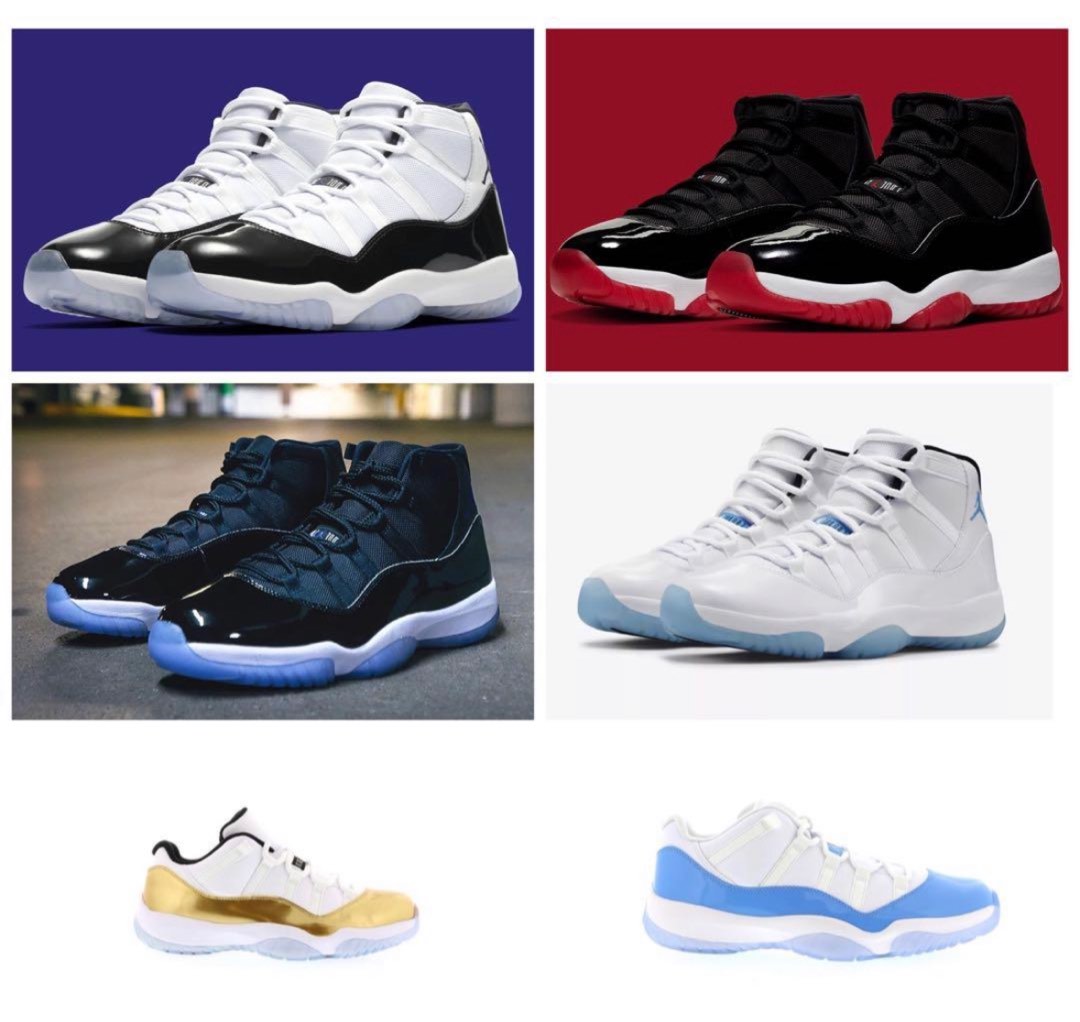 Nike Air Jordan 11 XI : Concorde 45 Mid BRED Mid Space Jam Mid Legend ...