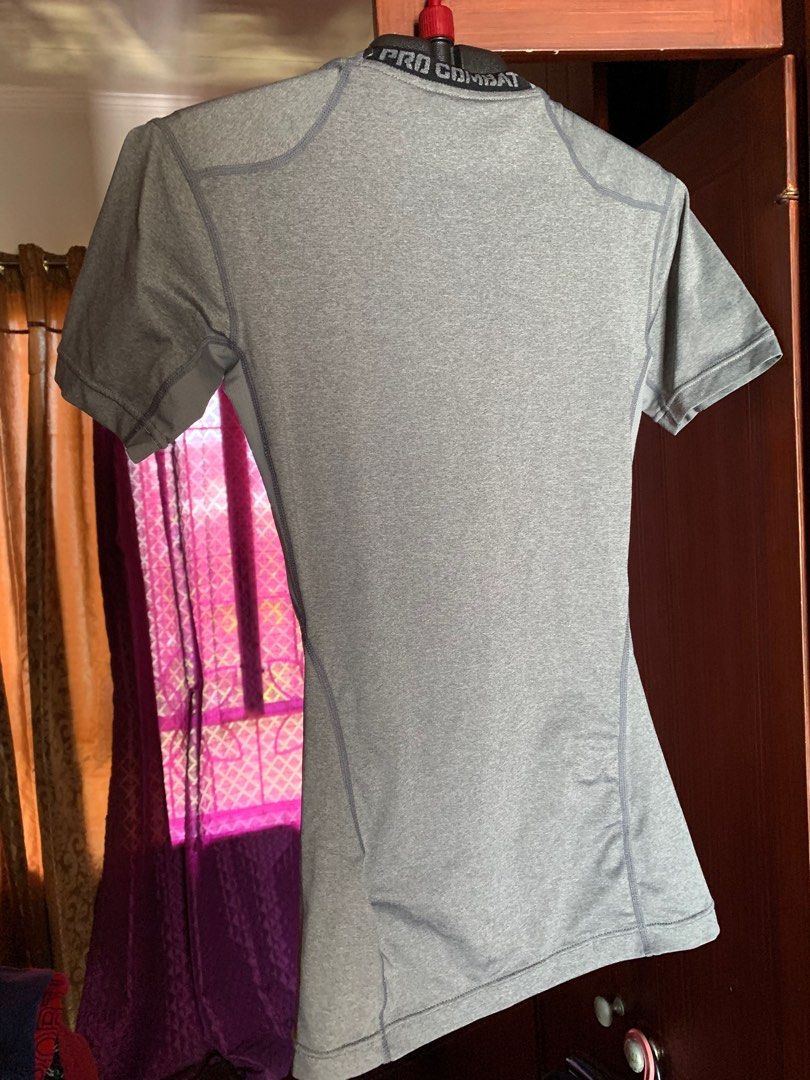 Nike Pro Combat Gray Compression Shirt ORIGINAL, Men's Fashion ...