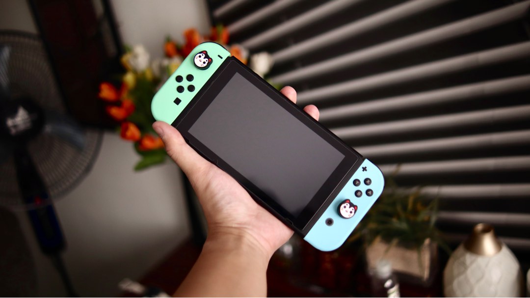 Nintendo Switch v2 - Animal Crossing Edition, Video Gaming, Video Game ...