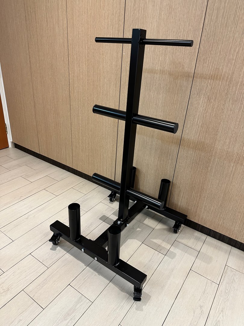 Olympic weight plate rack brand new, Sports Equipment, Exercise ...
