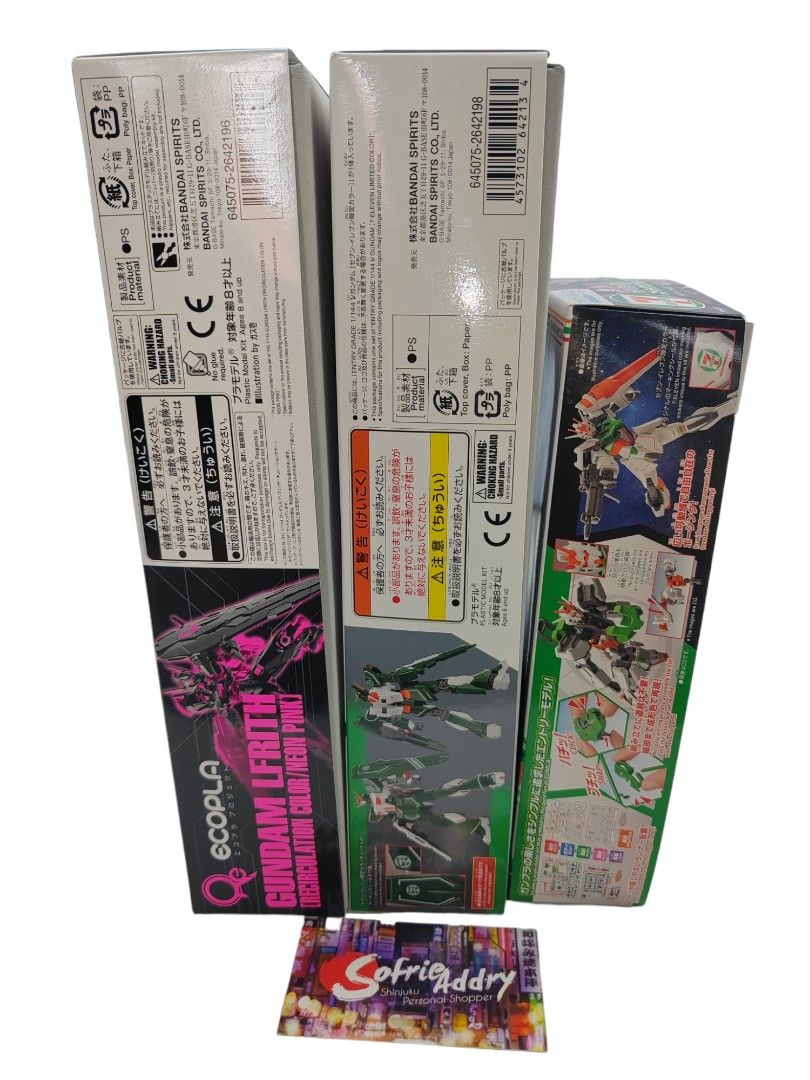 Original Ecopla Gundam Limited Edition Lfrith Neon & Gundam 7 Eleven ...