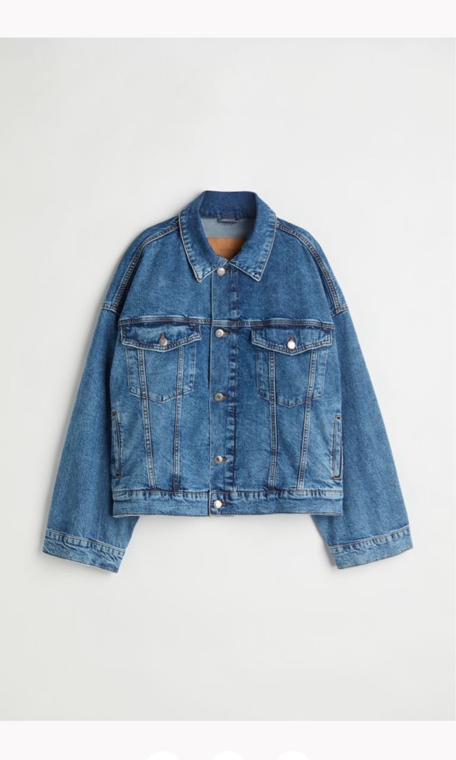 Oversized denim jacket, Women's Fashion, Coats, Jackets and Outerwear ...