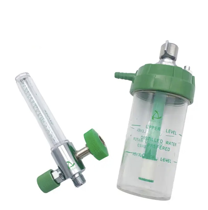OXYGEN WALL MOUNTED SINGLE DISS FLOWMETER WITH BOTTLE, Health ...