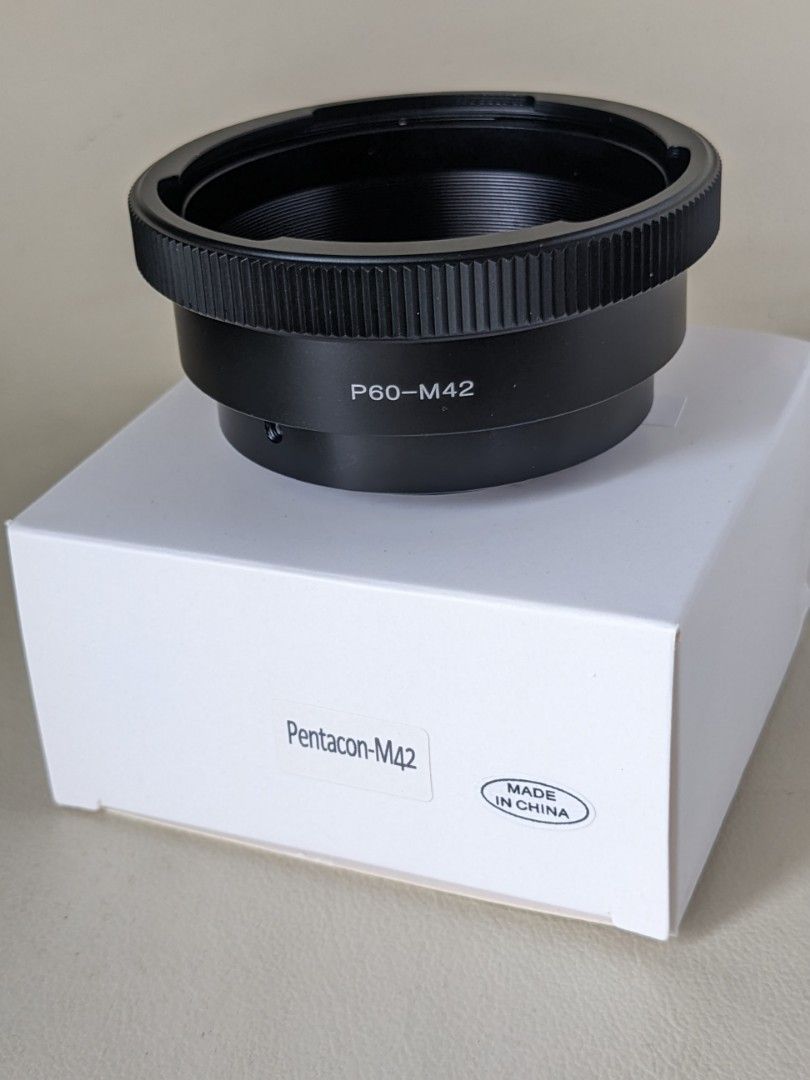 Pentacon kiev p60 to M42 mount adapter, Photography, Lens & Kits on ...