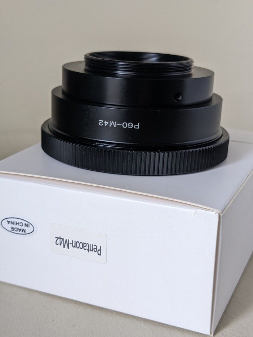 Pentacon kiev p60 to M42 mount adapter, Photography, Lens & Kits on ...