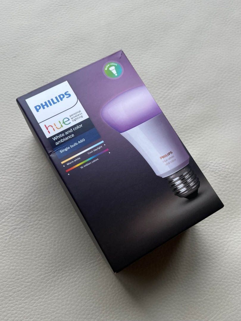 Philips Hue A60 - Single lightbulb (Opened but not used), Furniture ...