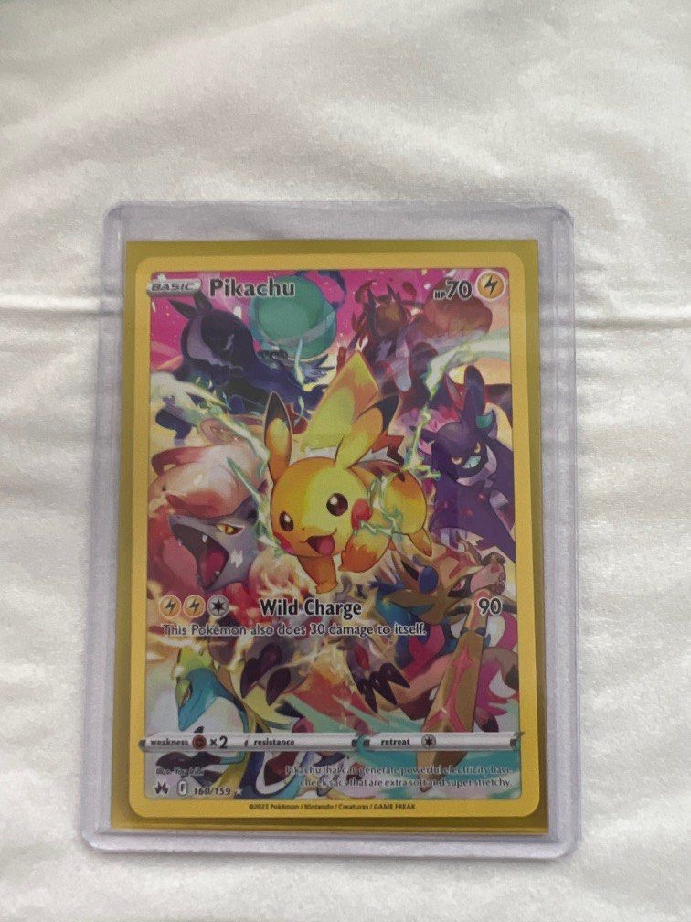 Pikachu crown zenith, Hobbies & Toys, Toys & Games on Carousell