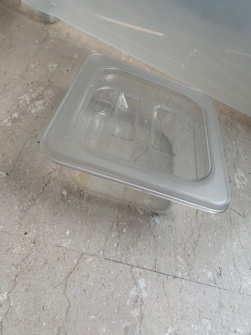 Plastic Container With Cover (Halal Kitchen), Furniture & Home Living ...