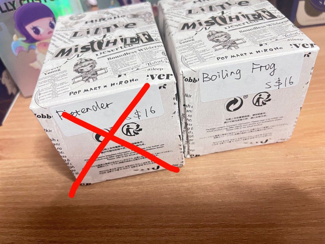 Popmart Hirono The Little Mischief Boiling Frog, Hobbies & Toys, Toys ...