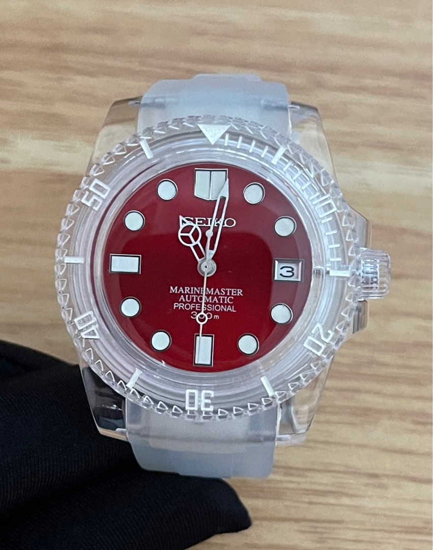 [Handcrafted][Pre-Order] ICE Red Seiko Submariner Custom Watch, Luxury ...