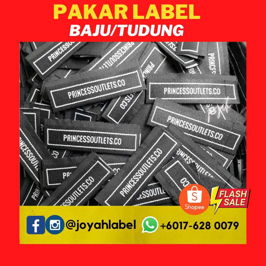 PRINT LABEL TUDUNG | LABEL BAJU JENAMA SENDIRI, Services, Others on ...
