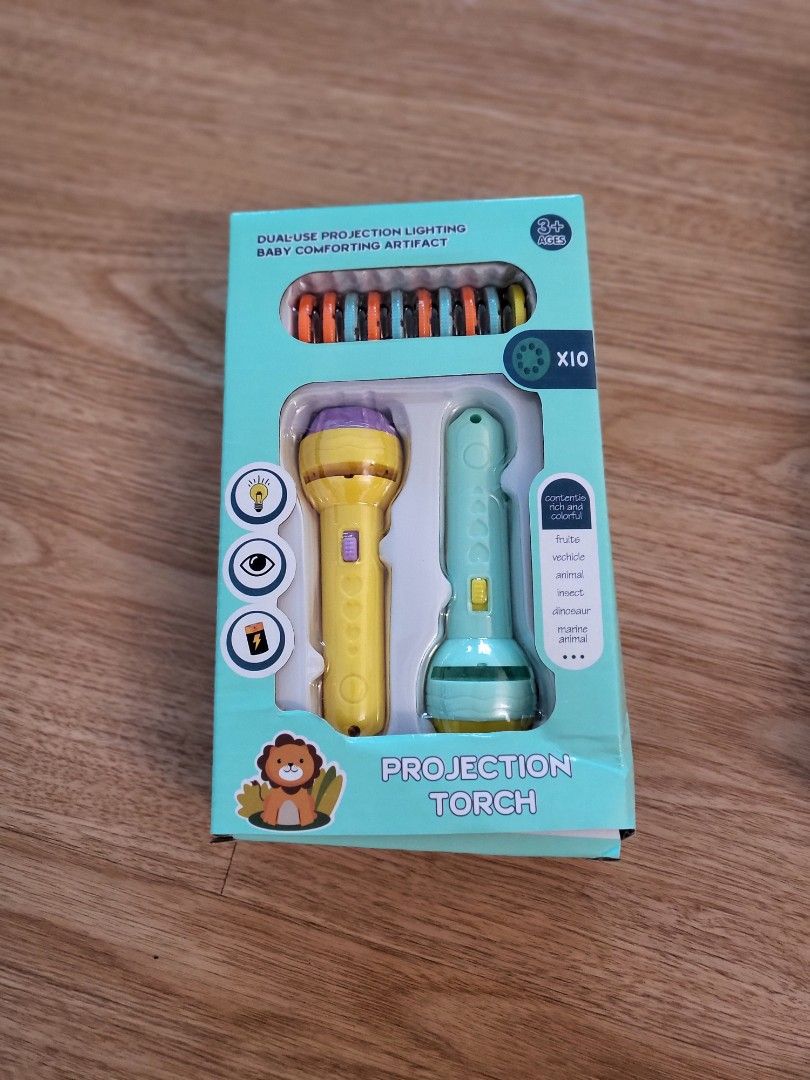 Projection torch for kids, Hobbies & Toys, Toys & Games on Carousell