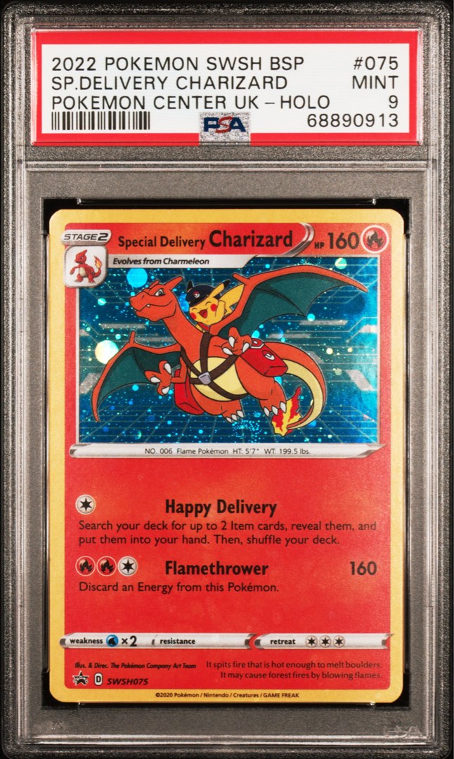 PSA 9 SD Charizard, Hobbies & Toys, Toys & Games on Carousell