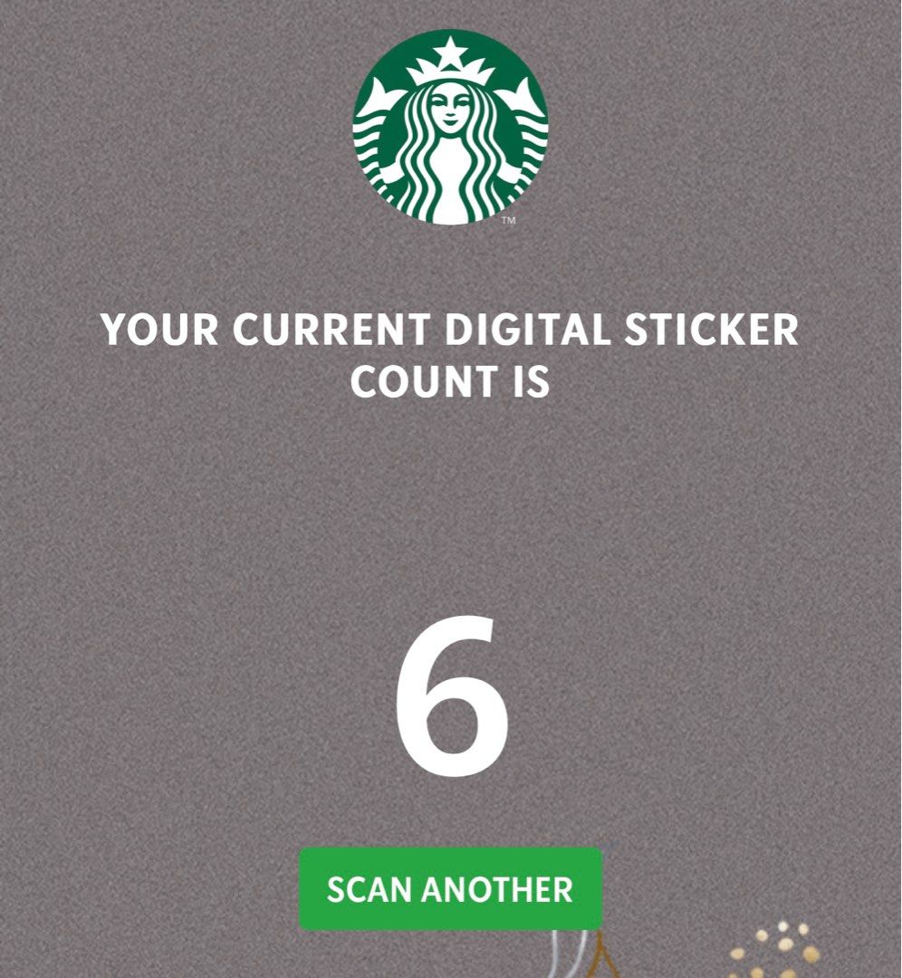 QR Starbucks Traditions Digital Promo Card - 6 stickers, Hobbies & Toys ...