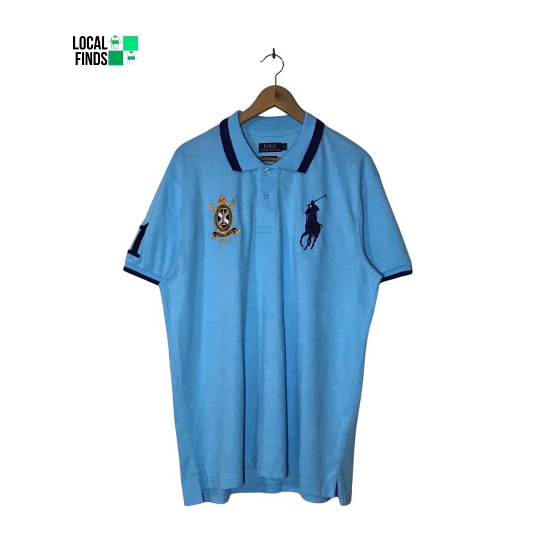 Ralph Lauren Polo Shirt Sky blue, Men's Fashion, Tops & Sets, Tshirts & Polo Shirts on Carousell