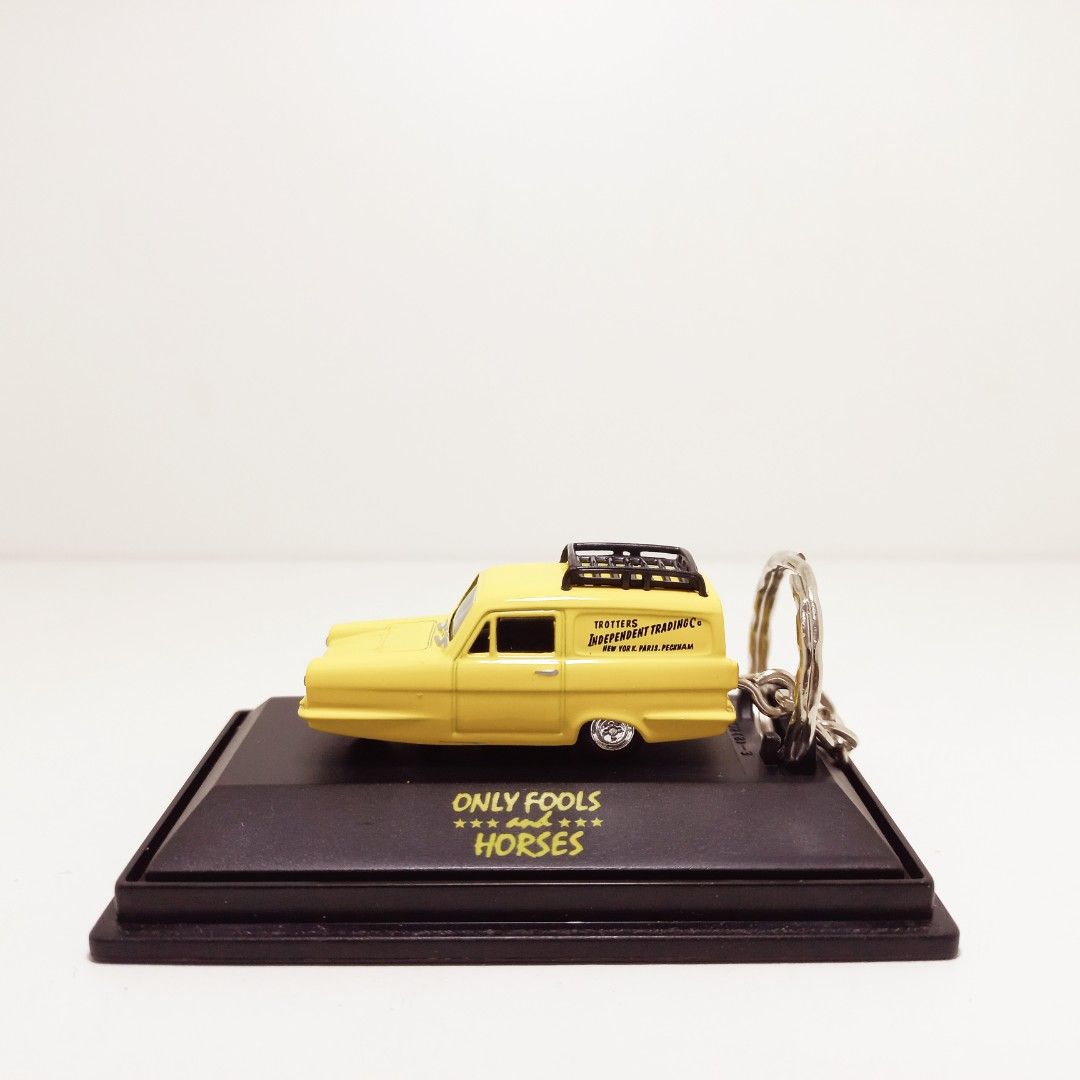 Rare Only Fools and Horses Die Cast Trotter Van Keyring on Plinth ...