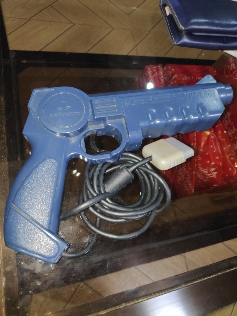 RARE PlayStation 1 Konami Justifier Light Gun 1995 RU012 SLPH-00014 ...
