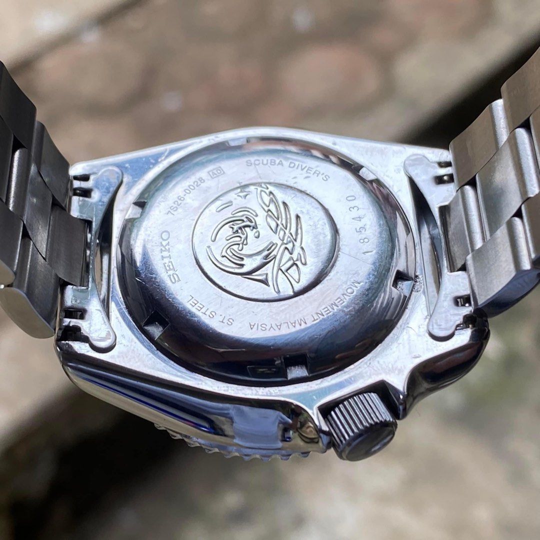 Rare Seiko SKX173 "Malaysia Dial" Diver's 200 Meters Watch, Men's ...