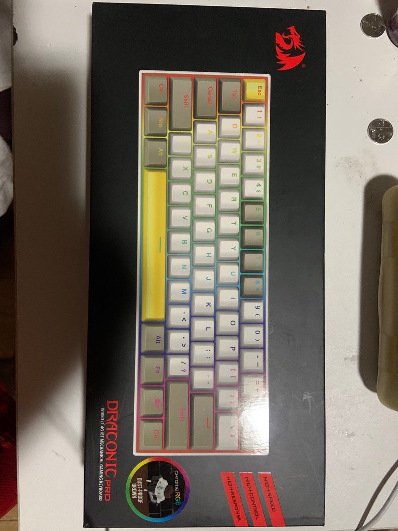 Red Dragon Dragonic K530 Pro Modded (Red), Computers & Tech, Parts ...