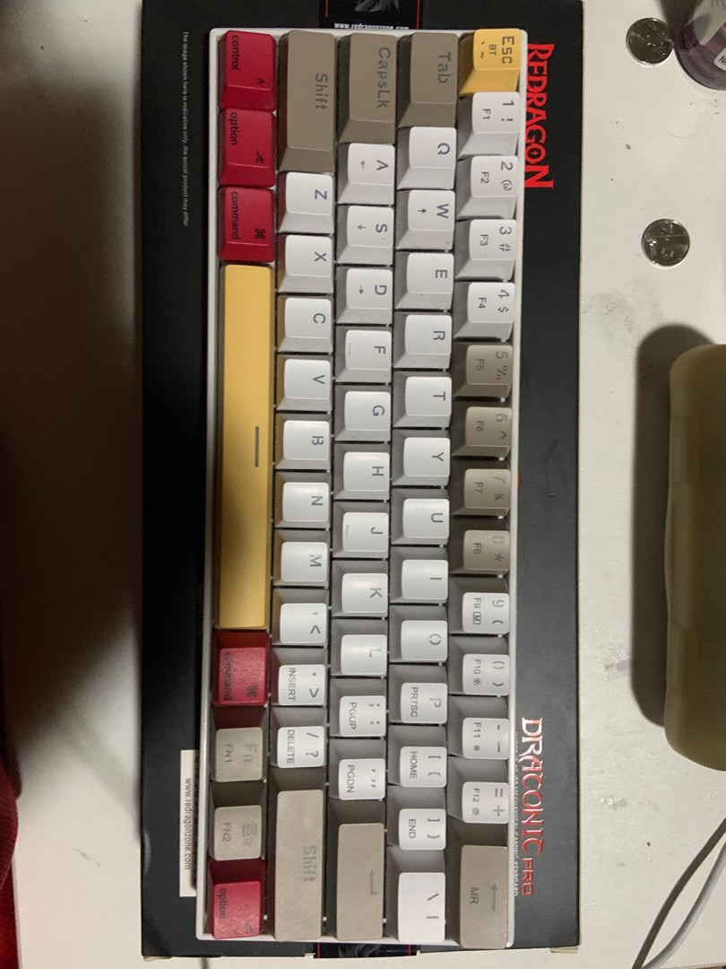 Red Dragon Dragonic K530 Pro Modded (Red), Computers & Tech, Parts ...