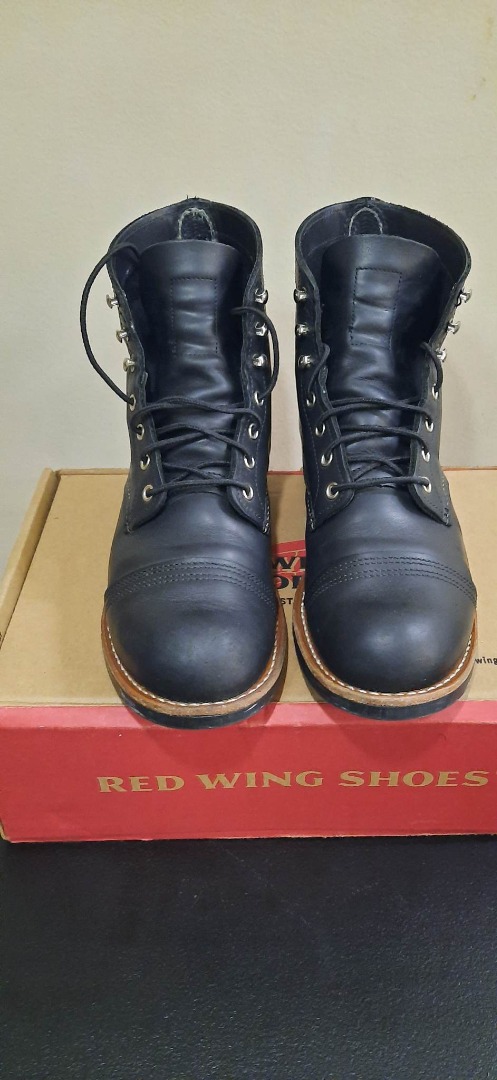 Red Wing Iron Ranger 8084 Black Harness 9D, Men's Fashion, Footwear ...