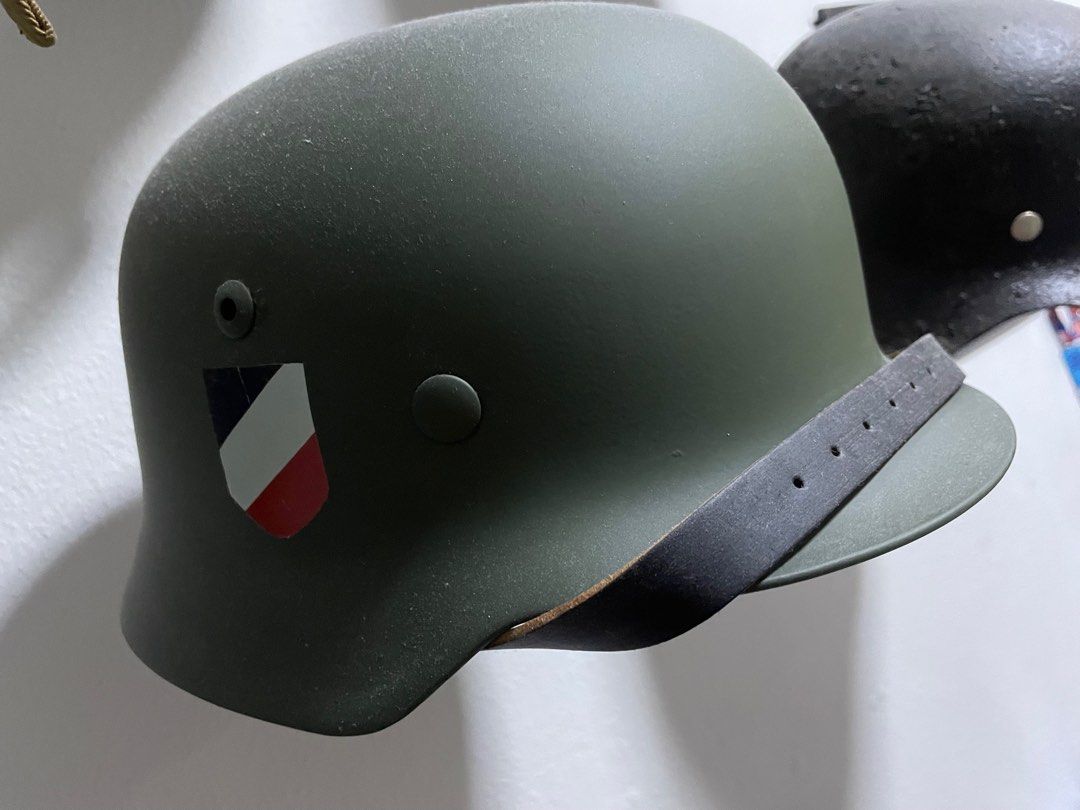 REPLICA German M35 WW2 Steel Helmet, Health & Nutrition, Braces ...