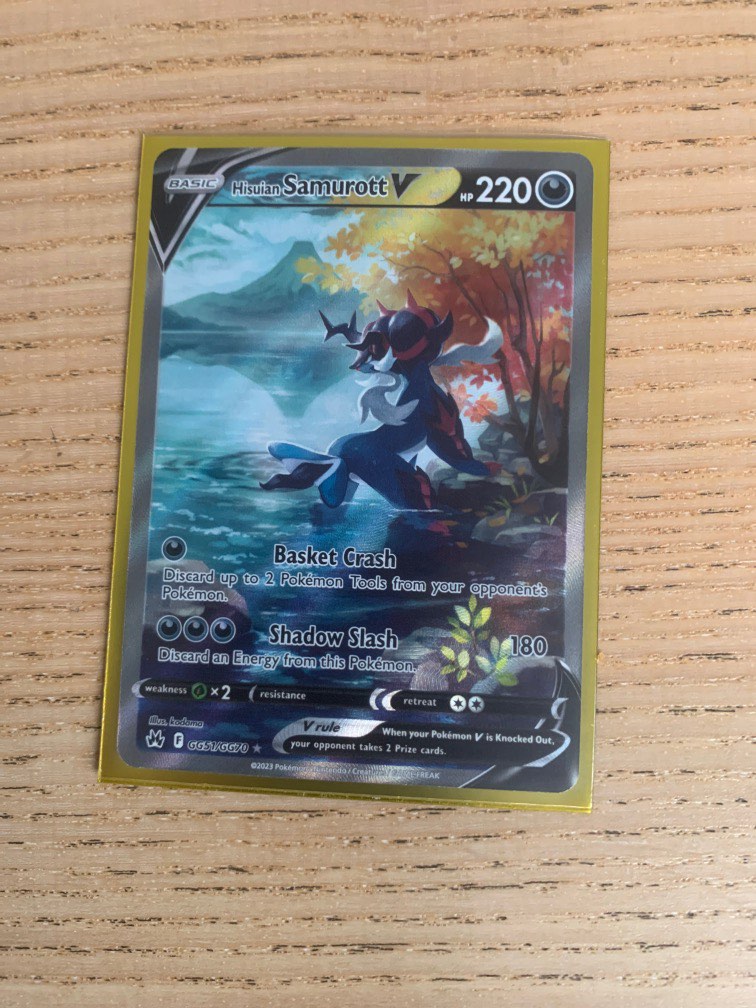 Samurott v from crown zenith, Video Gaming, Gaming Accessories, Game ...