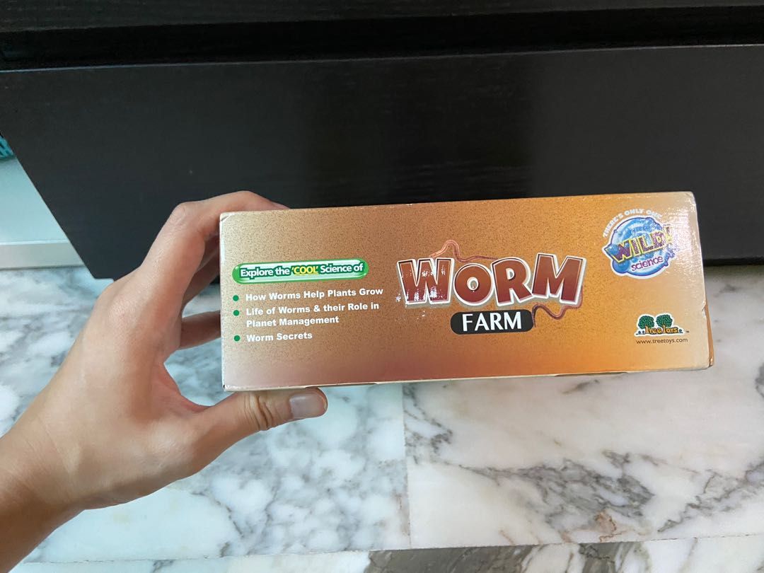 Science Worm Farm - Ages 6+ - In Home Learning Science Kit, Hobbies ...