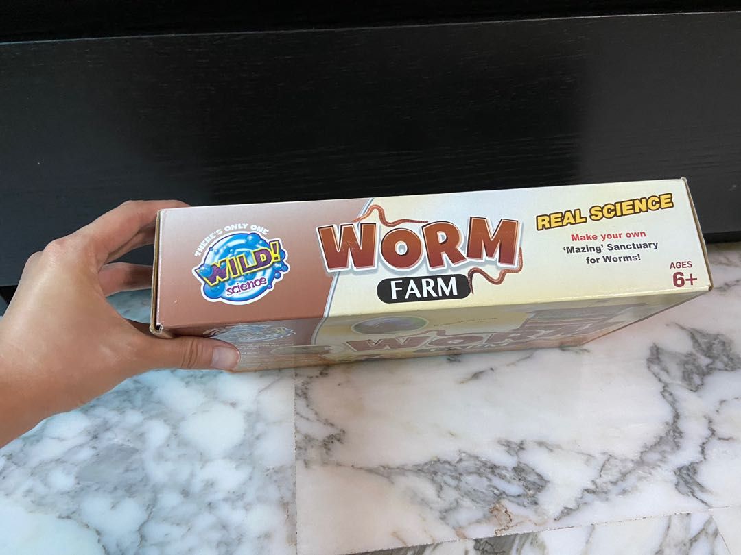 Science Worm Farm - Ages 6+ - In Home Learning Science Kit, Hobbies ...