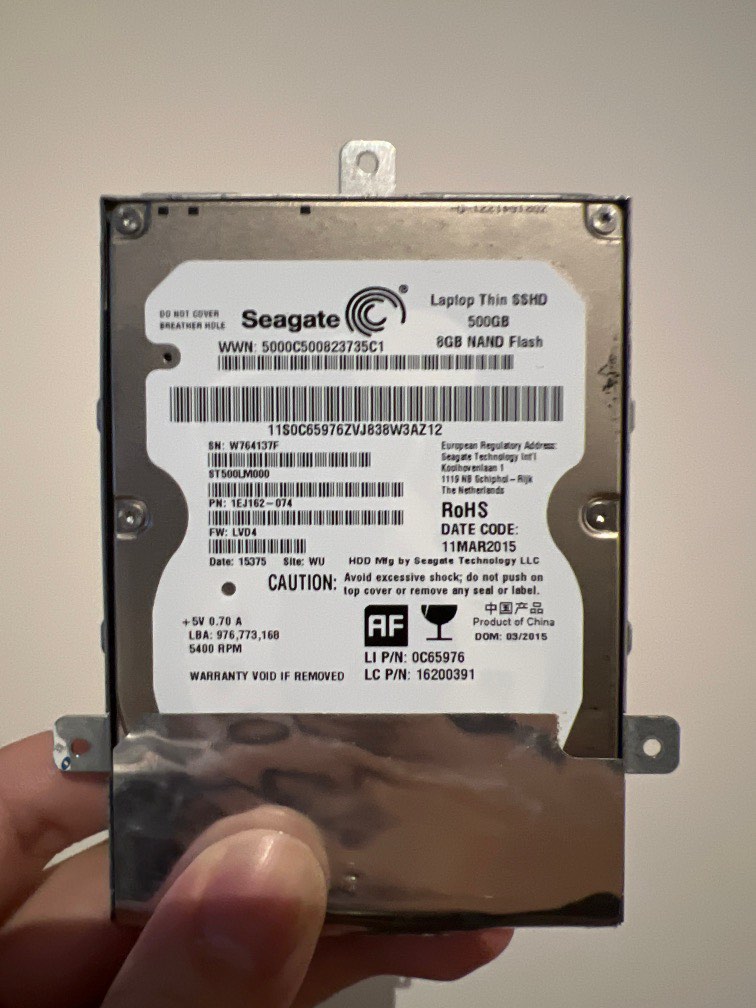 Seagate 500GB HDD, Computers & Tech, Parts & Accessories, Hard Disks ...