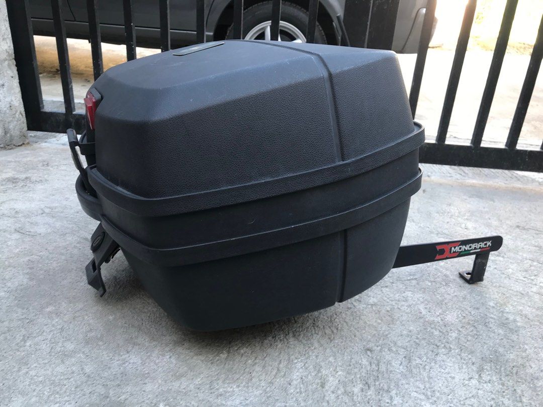 SEC Topbox 32 Liters + DC Monorack bracket for Honda Click V1 or ...