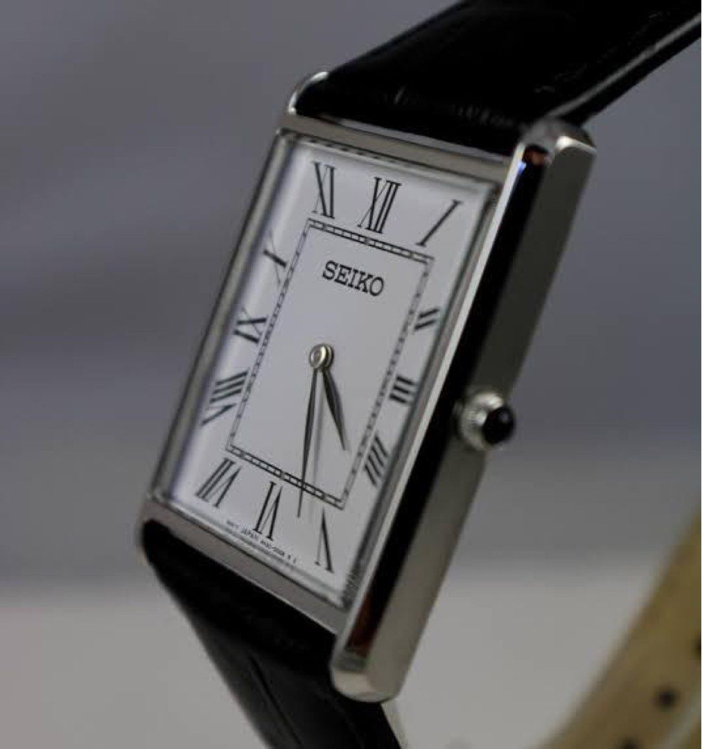 Seiko tank SWR049, Men's Fashion, Watches & Accessories, Watches on ...