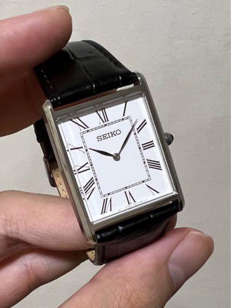 Seiko tank SWR049, Men's Fashion, Watches & Accessories, Watches on ...