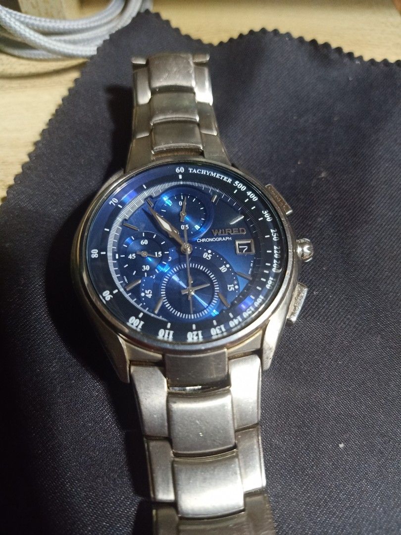 Seiko Wired JDM QZ 7T92-0ER0, Men's Fashion, Watches & Accessories ...