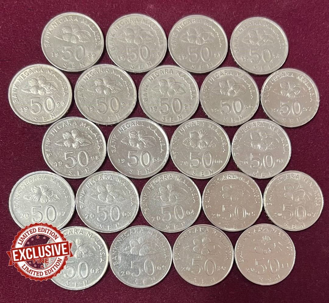 RAMADHAN OFFER!!! #50S2 : SET LENGKAP SYILING 50SEN SIRI 2 MALAYSIA ...