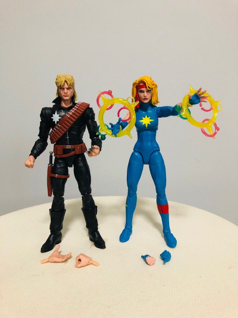 (SET) Marvel legends Exclusive Dazzler and Longshot from Mojoworld box ...
