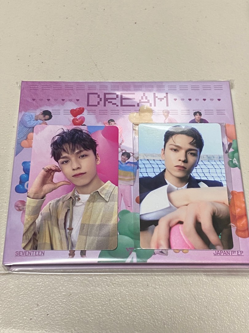 Seventeen Dream Limited C with Vernon pc & weverse global pob, Hobbies ...