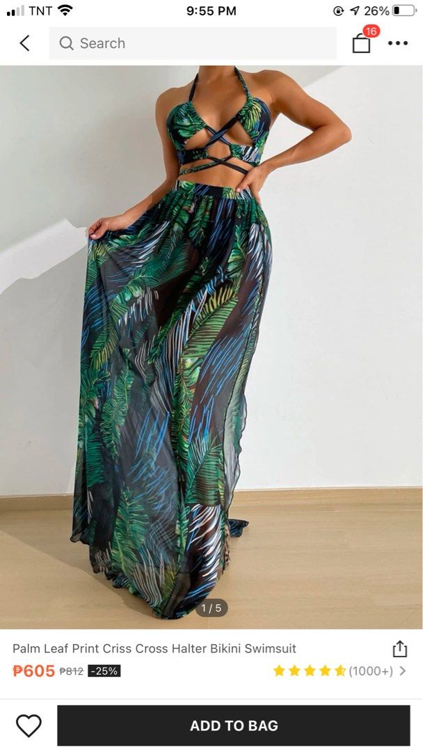 Shein 3 piece Swimwear, Women's Fashion, Swimwear, Bikinis & Swimsuits on Carousell