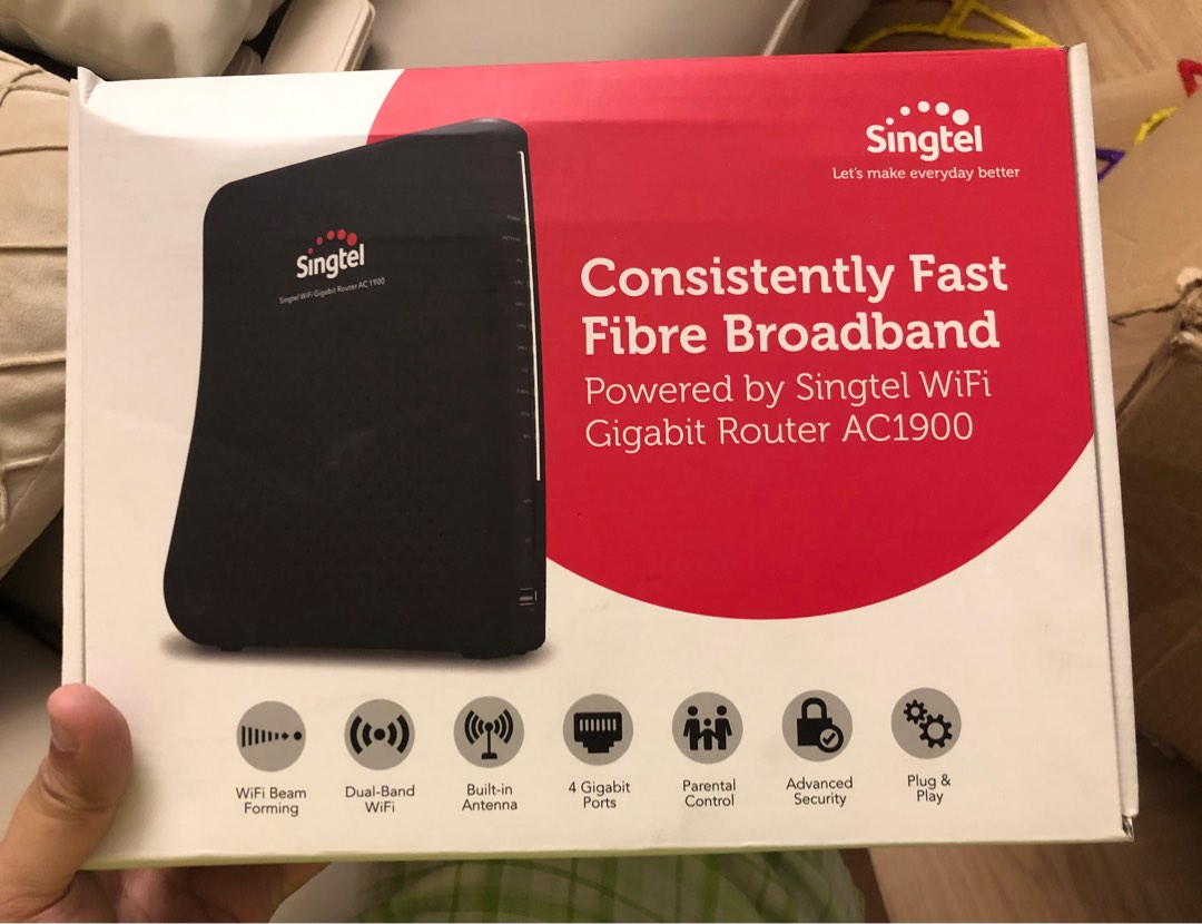 Singtel Fibre Broadband Gigabit Router (slightly negotiable), Computers ...