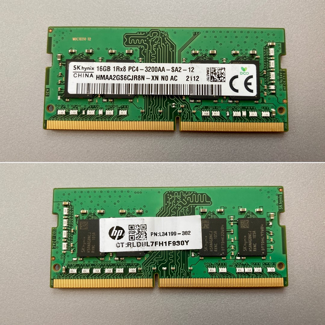 Sk Hynix Ddr4 3200 16gb Ram Pc4 25600 Laptop Notebook Sodimm So Dimm