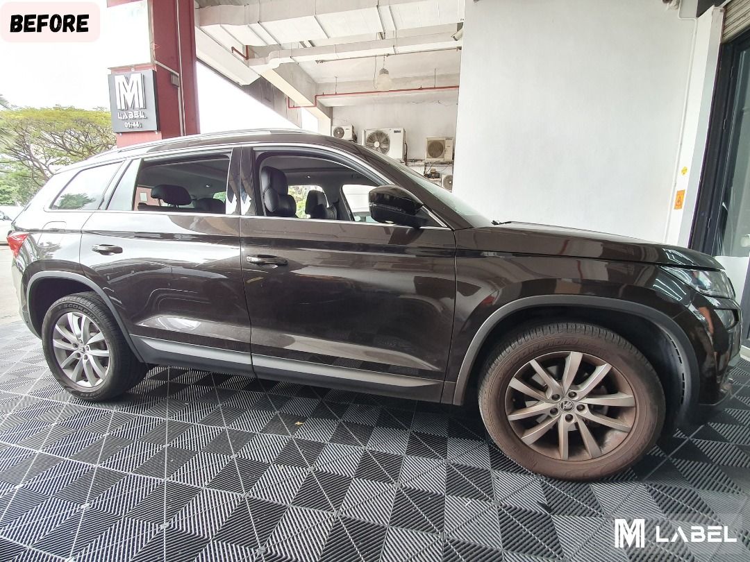 Skoda Kodiaq Full Vinly Wrap - Gloss Glitter, Car Accessories, Car ...