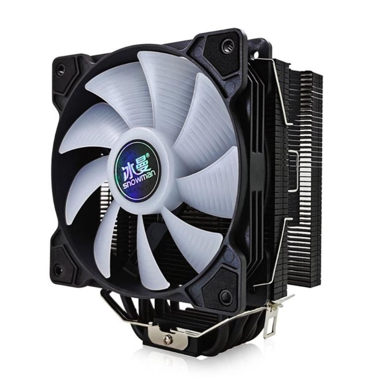 Snowman "Black Warrior" MT6-S 6 Heatpipe ARGB CPU Cooler - For AMD ...