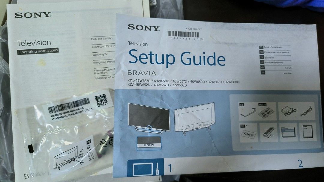 Sony Bravia KDL-48W650D 48" smart 1080P LED HDTV, TV & Home Appliances ...