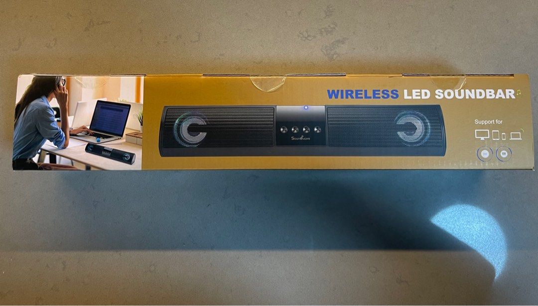 Soundwave Wireless LED Soundbar, Audio, Soundbars, Speakers ...