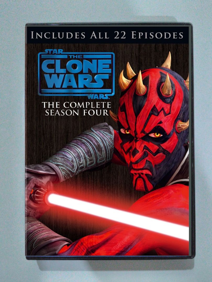 STAR WARS THE CLONE WARS (2009) COMPLETE SEASON 4 ANIMATED SERIES DVD ...
