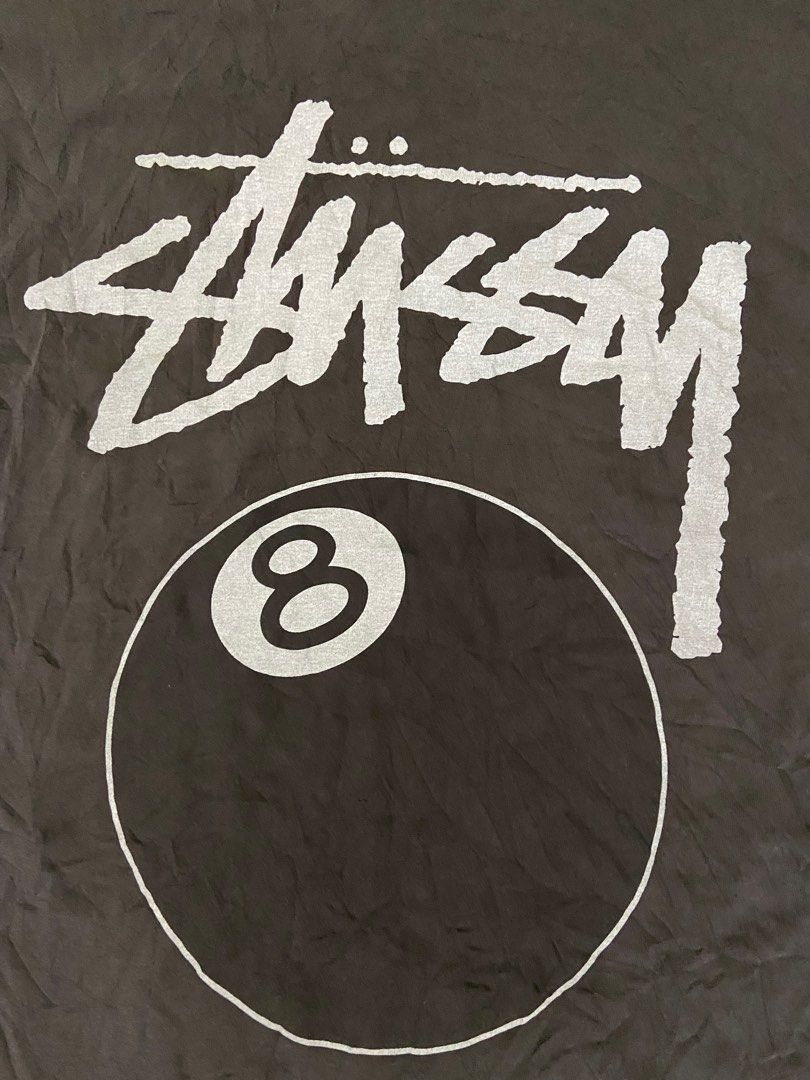 Stussy 8ball big logo, Men's Fashion, Tops & Sets, Tshirts & Polo ...
