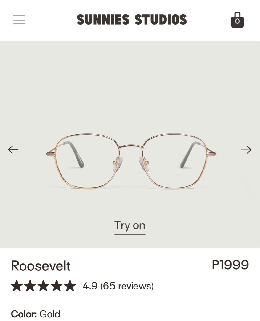 Sunnies Specs Roosevelt (Gold), Women's Fashion, Watches & Accessories ...